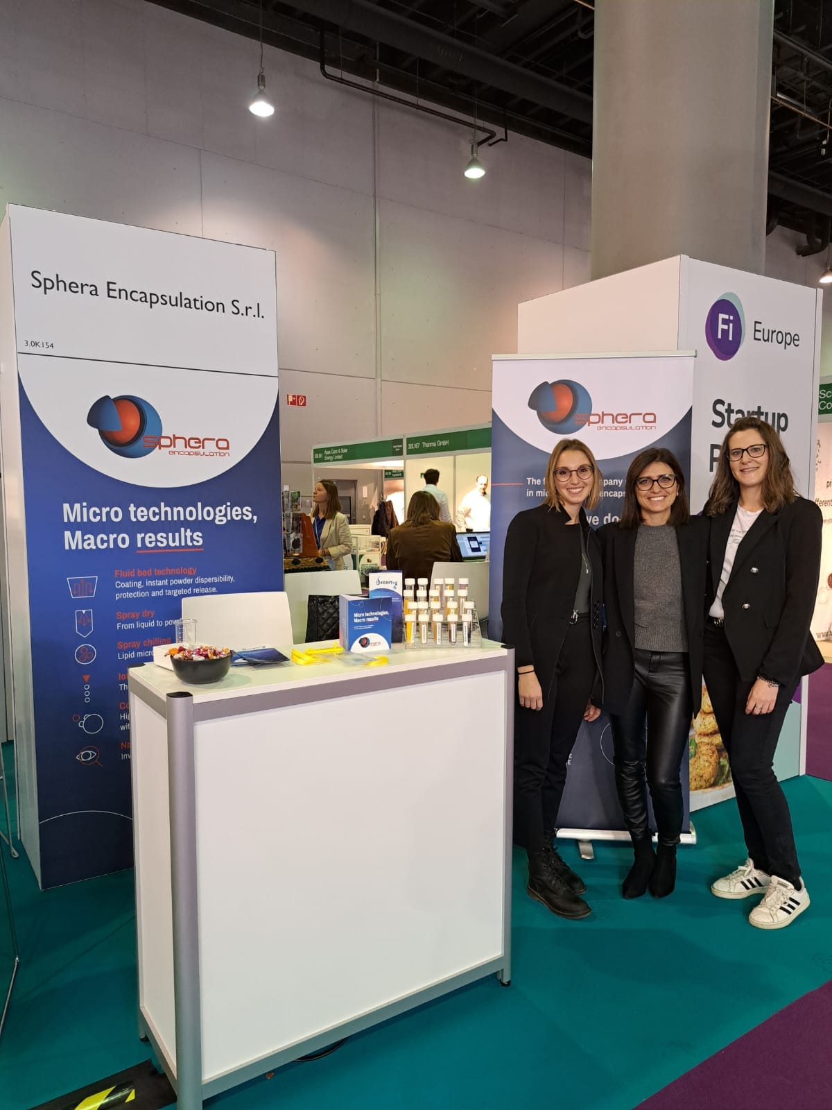 Food Ingredients Europe 2023: food encapsulation - Sphera Encapsulation
